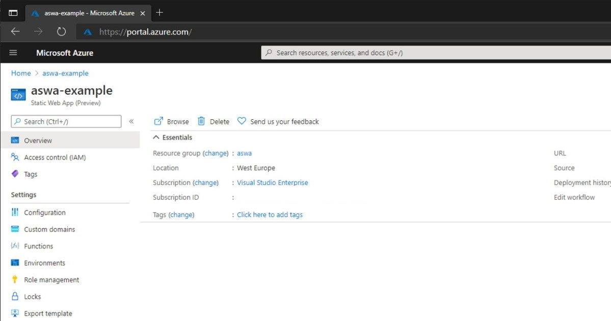 Azure Static Web Apps: quirks & gotchas | Rick van den Bosch .NET